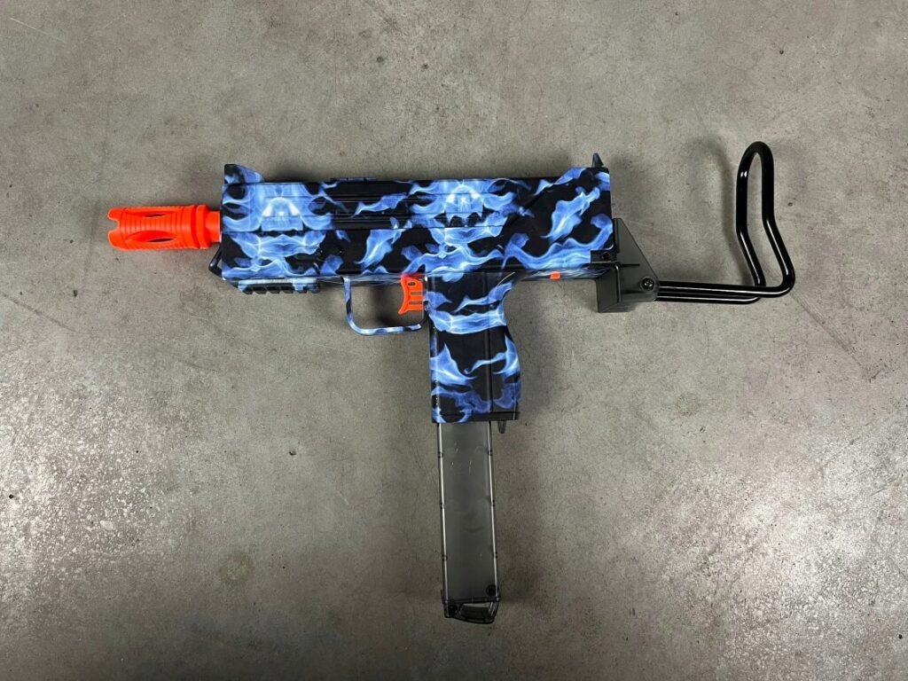 UZI gelinis ginklas - Blasteris (Mėlynas) - GelGun.lt